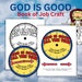 God is Good All the Time Craft for Kids, Book of Job Printable Clock ...