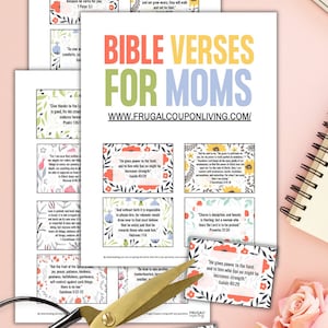 Memory Bible Verse Cards for Mothers Printable | 20 Best Bible Verses ...