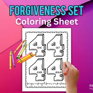 Forgiveness Craft Set for Kids, Bible-themed Activities, Forgiveness ...
