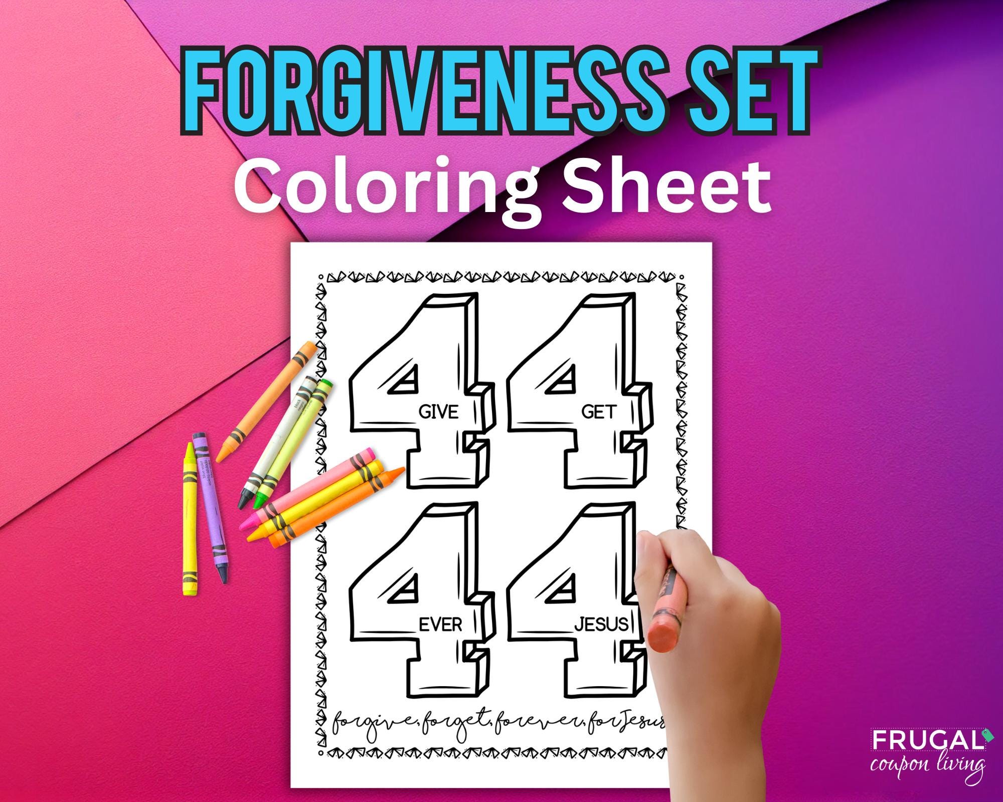 Forgiveness Craft Set for Kids, Bible-themed Activities, Forgiveness ...