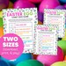 Easter Candy Dice Game Editable Easter Egg Gift Exchange Game Fun Party ...