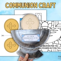 Communion Elements Children's Coloring Page - Etsy