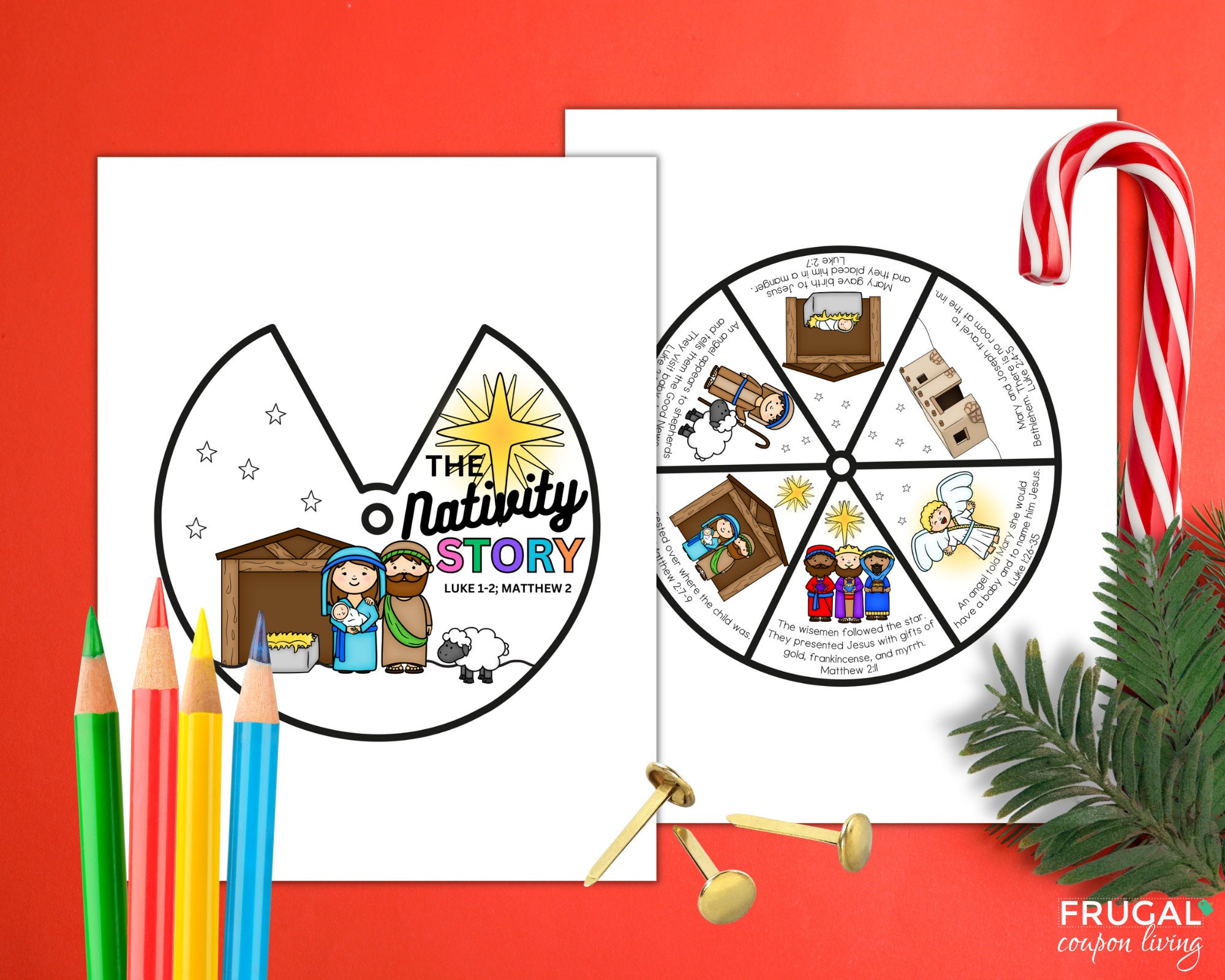 Nativity Craft Christmas Sunday School Lesson Kids' - Etsy Australia