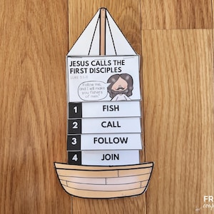 Fisher of Men Craft, Come Follow Me Disciple of Jesus, Luke 5:1-11 ...