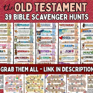 Esther Bible Scavenger Hunt, Book of Esther Bible Study, Queen Esther ...