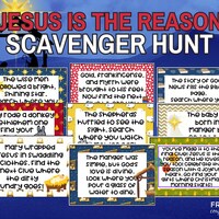Easter Church Scavenger Hunt | Egg Hunt Clues | Resurrection Sunday ...