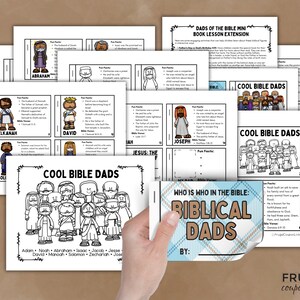 Men of the Bible Printable Mini Book, DIY Dads of the Bible Activity ...