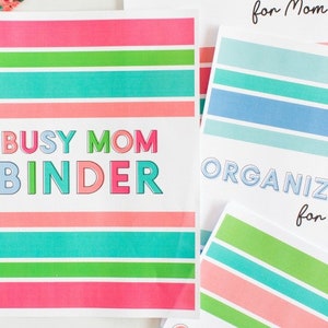 The BEST Busy Mom Binder & Planner | Home Management Binder for Home ...