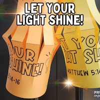 Let Your Light Shine Craft, Sunday School Activity (digital Download ...