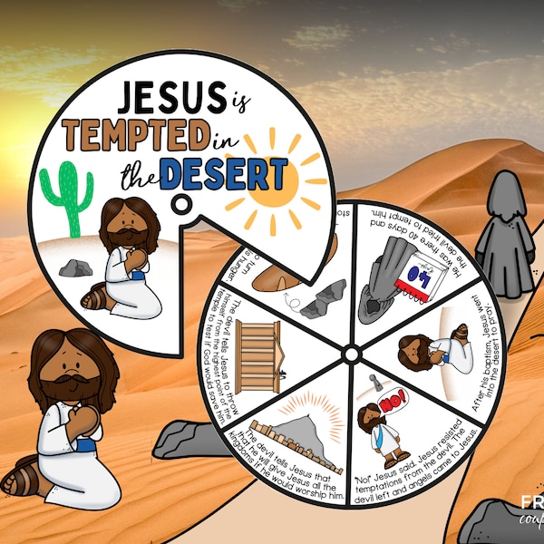 Jesus is Tempted Crafts - Etsy