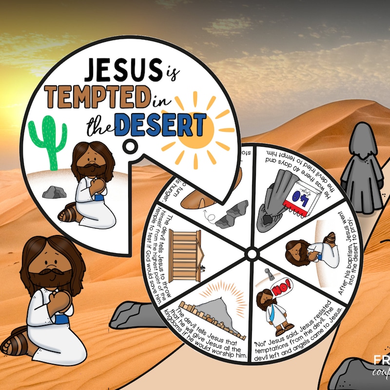 Jesus is Tempted Crafts - Etsy