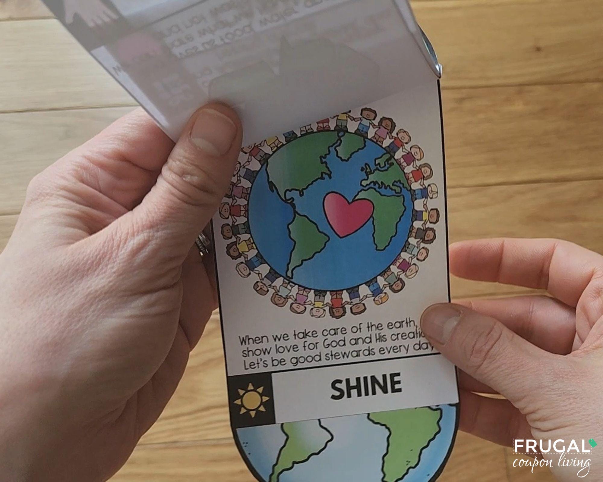 Christian Earth Day Flipbook Printable Craft, God's Creation Adam & Eve ...
