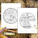 New Year Prayer Kids Coloring Wheel Printable Craft, Christian New Year ...