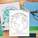 Christian Earth Day Craft Printable, Earth Paper Craft for Kids ...
