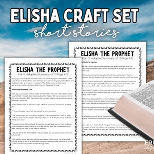Elisha Craft Bundle for Kids - Elisha & the Widow's Oil, Story of ...