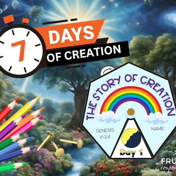 7 Days Creation Craft - Etsy
