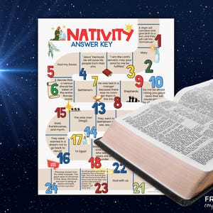 Christmas Trivia for Christians, Christmas Scavenger Hunt Printable ...