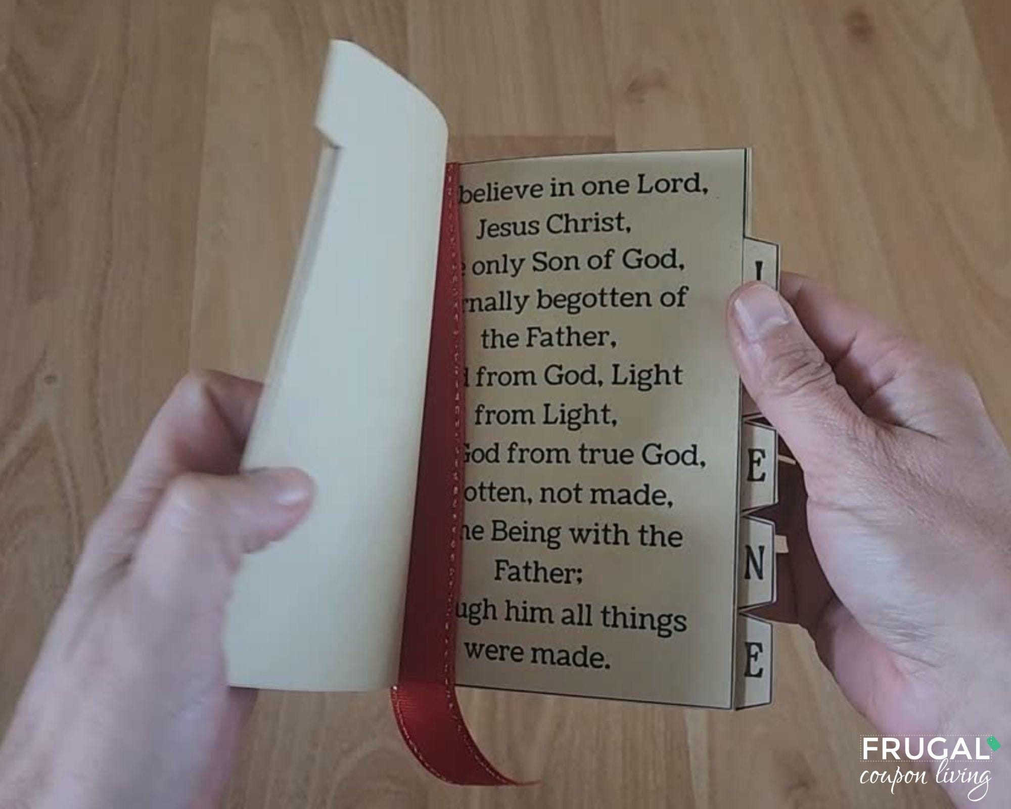 Nicene Creed Craft, 3 Versions: Nicene Creed Catholic, Protestant ...