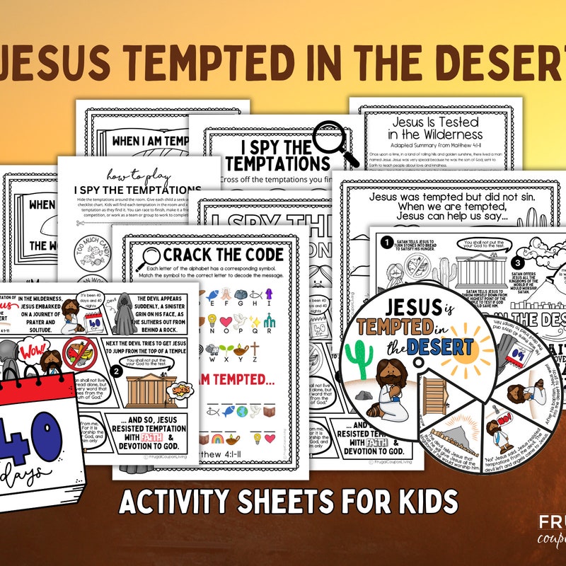 Jesus is Tempted Crafts - Etsy