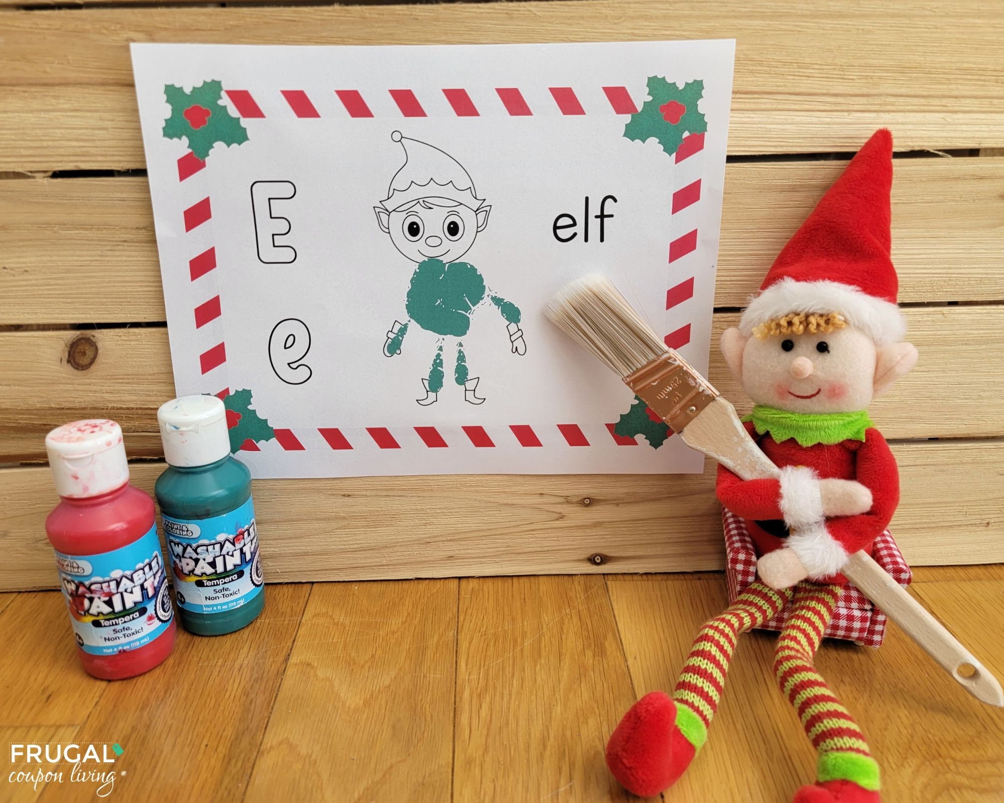 Cute Elf Handprint Art for Christmas Keepsake Christmas - Etsy