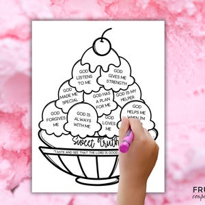 Ice Cream Craft for Kids, Taste & See That the Lord is Good Psalm 34:8 ...