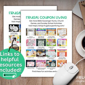 God's Love Left Right Game, Sunday School Game, Church Bible Game Gift ...