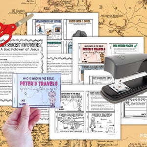 Life of Peter Bible Craft for Kids, Jesus' Disciple Peter Travels ...