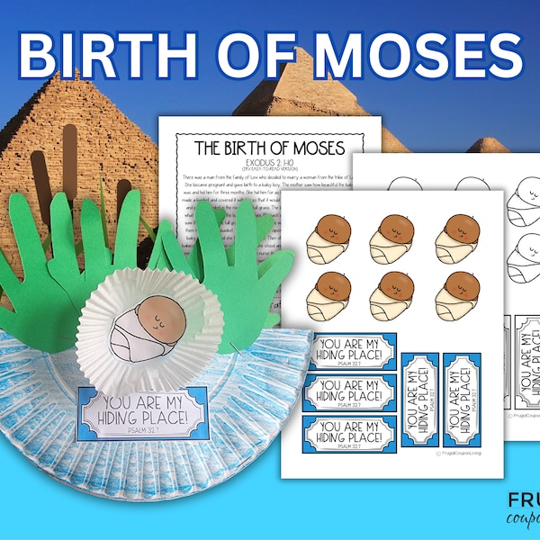 Baby Moses Craft Preschool - Etsy