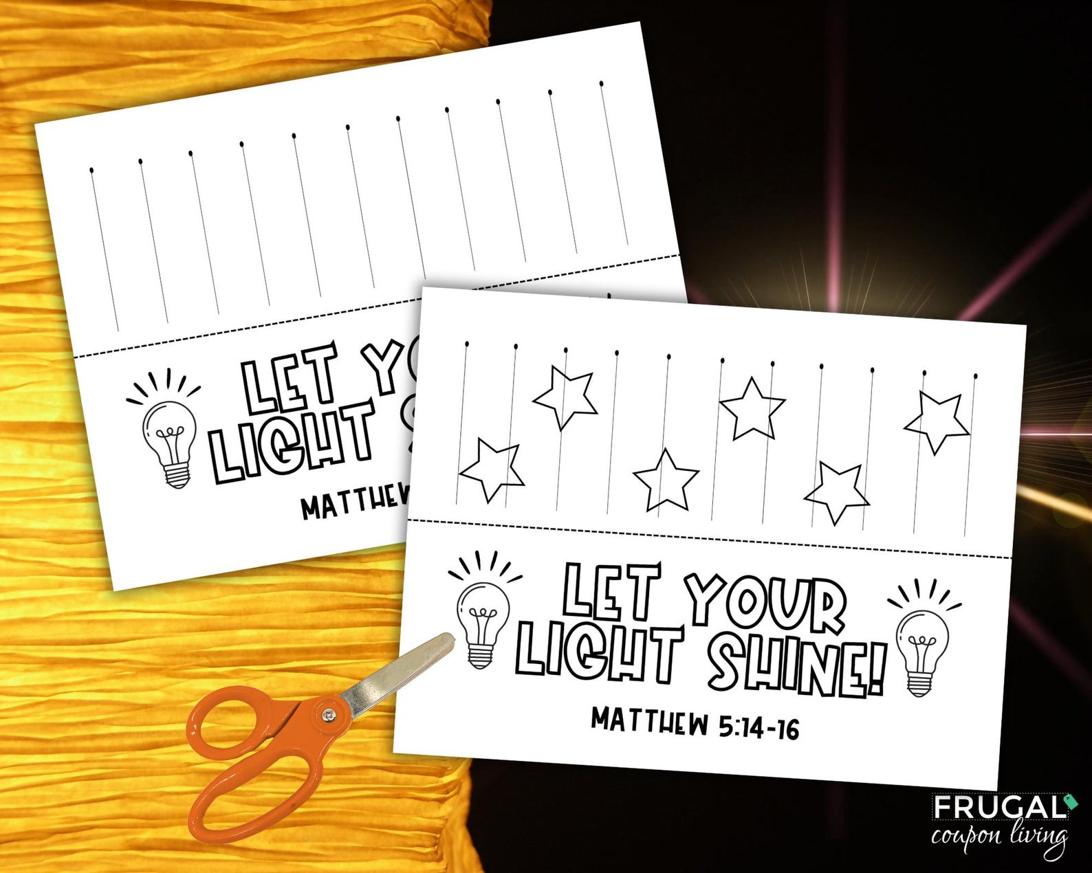 Let Your Light Shine Lantern Craft, VBS Illumination Light of the World ...
