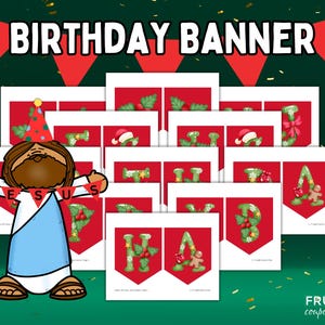 Happy Birthday Jesus Party Set, Celebrate the Reason for the Season ...