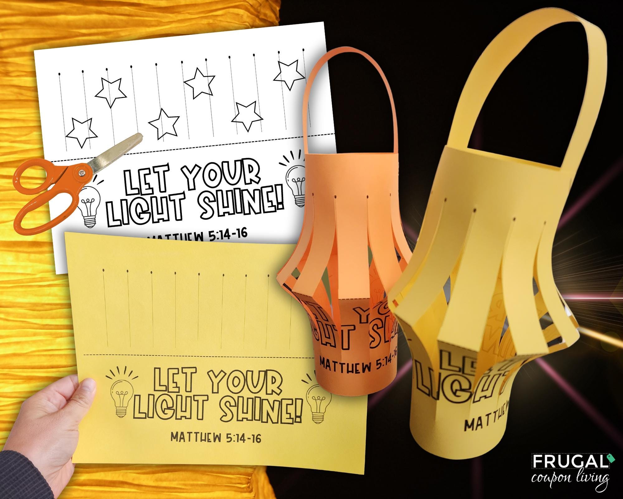 Let Your Light Shine Lantern Craft, VBS Illumination Light of the World ...