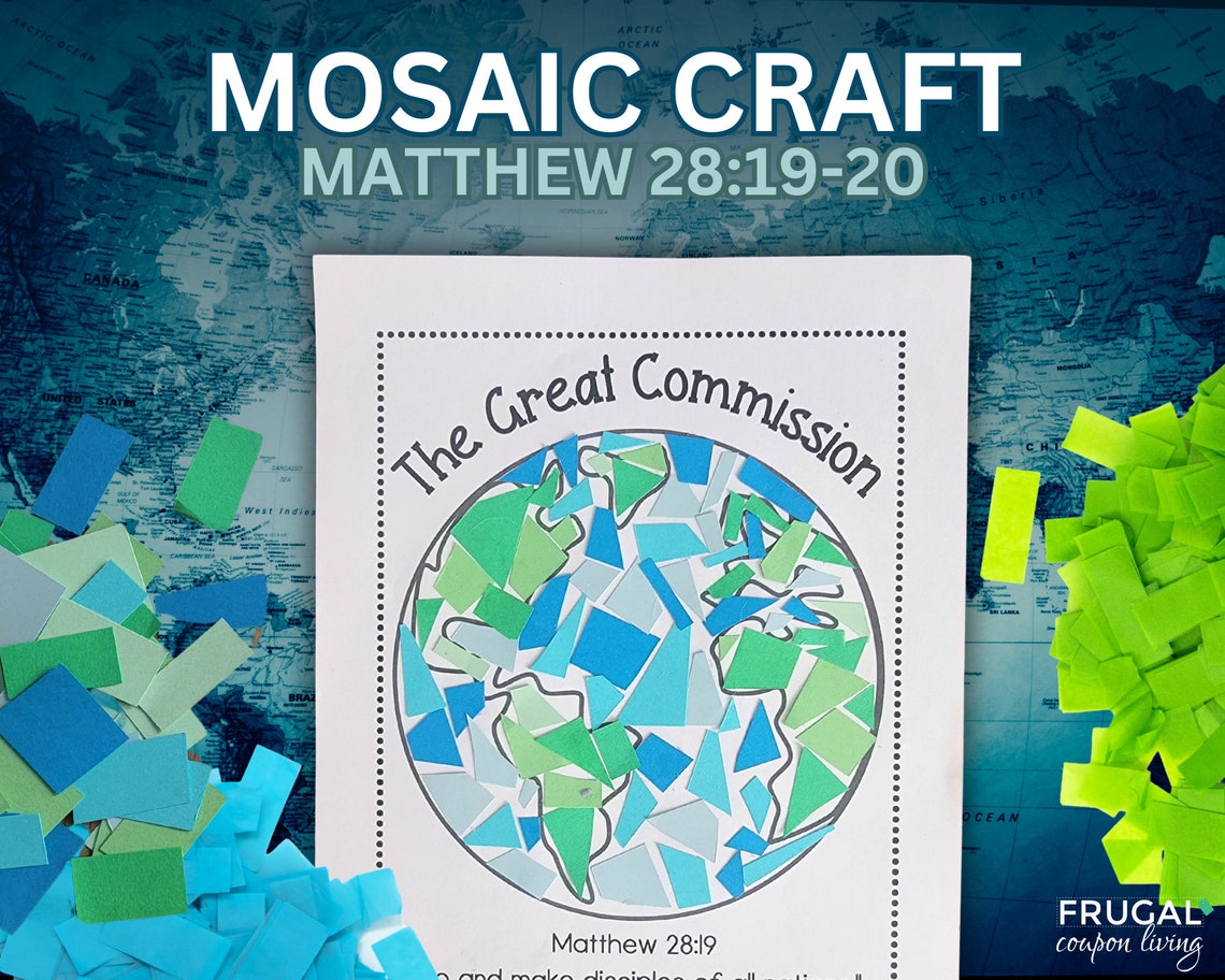 Christian Earth Day Craft Printable, Earth Paper Craft for Kids ...