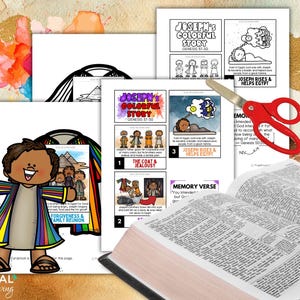 Joseph's Coat of Many Colors Story Book, Joseph and His Brothers Bible ...
