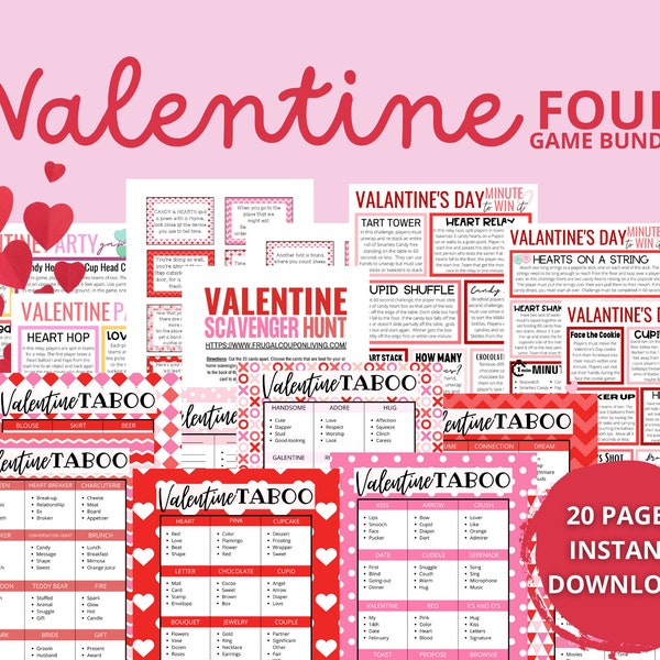 Valentines Games - Etsy