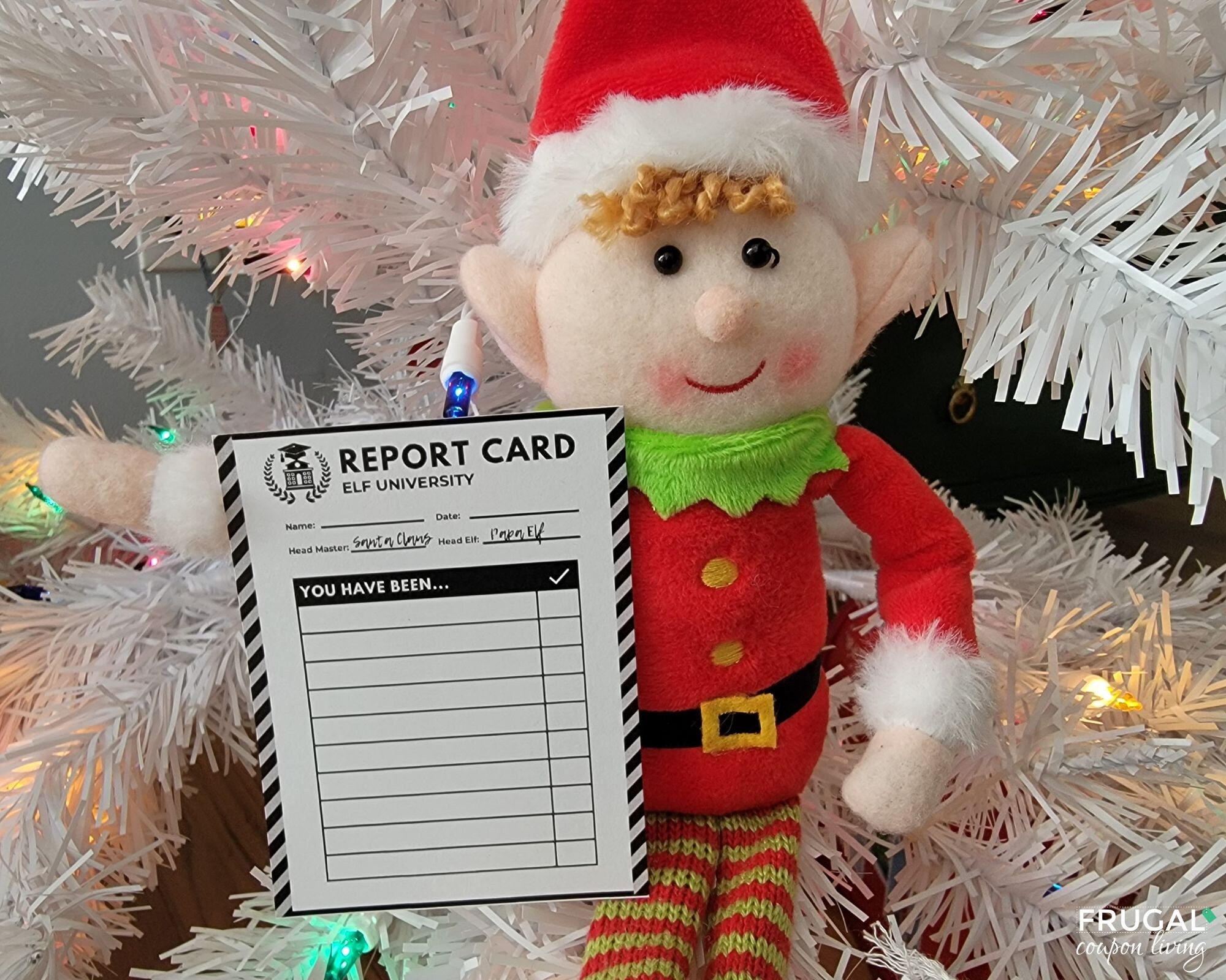 Elf Report Cards for Good and Bad Behavior 4 Cute Christmas - Etsy