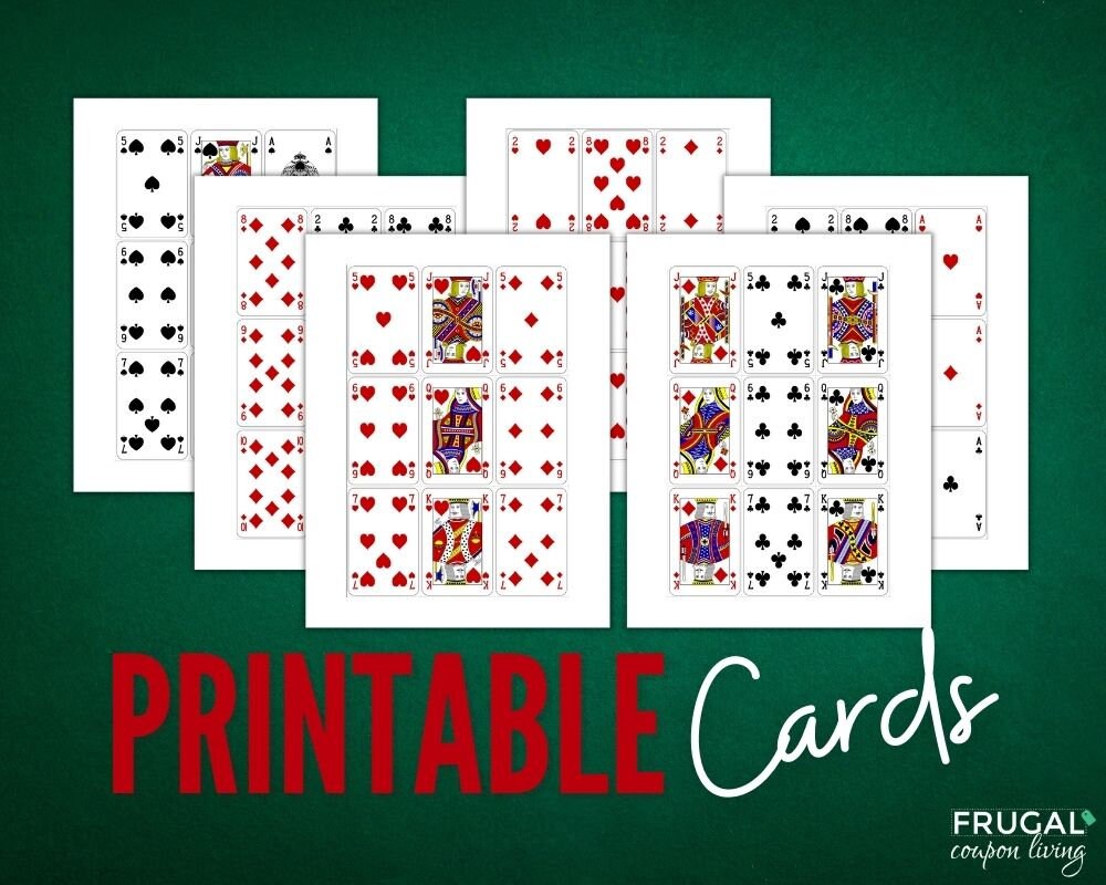 Fun Playing Card Games for Families 20 Easy Card How to Play - Etsy