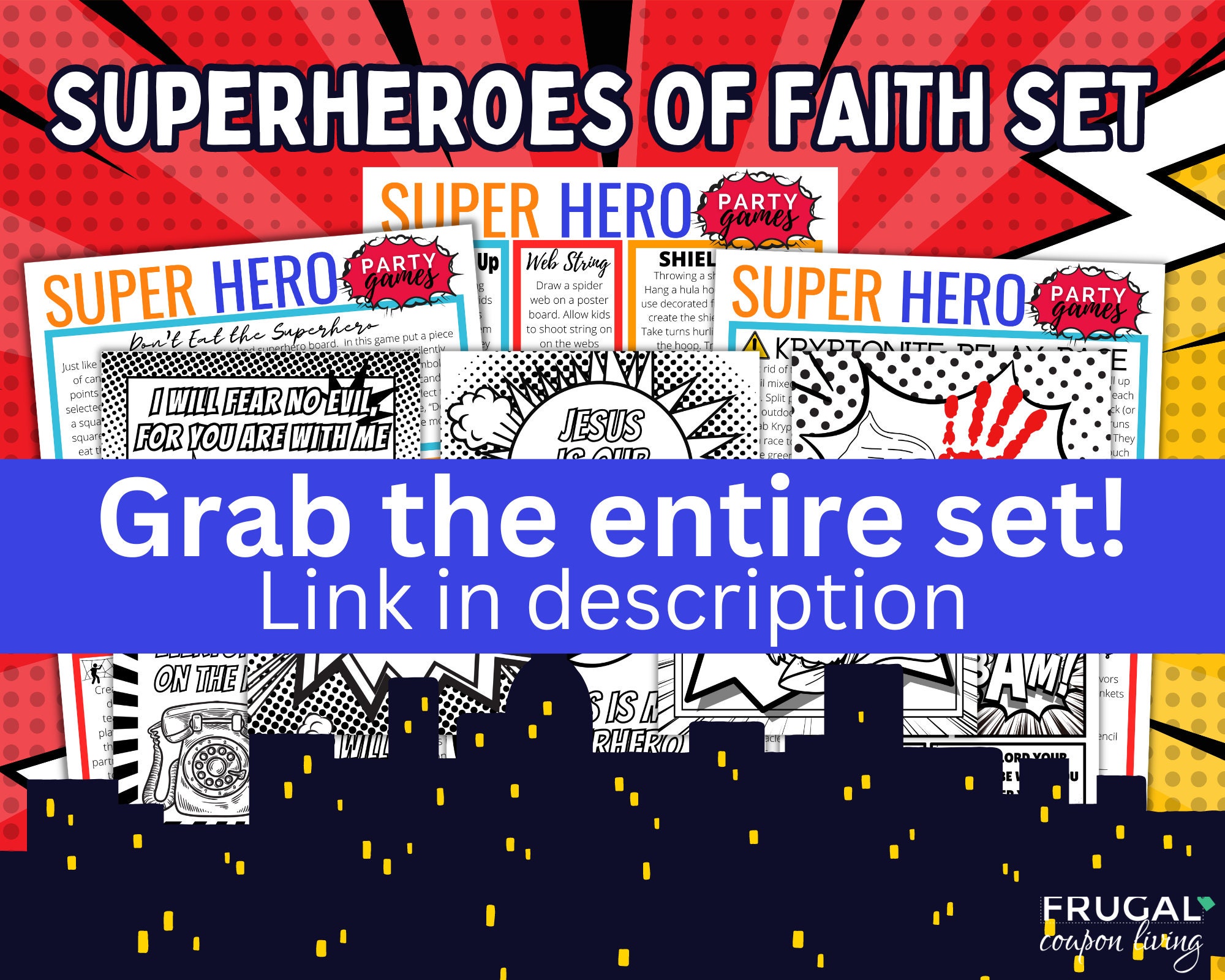Hero Faith Bible Verse Scripture Coloring Pages, Jesus Saves Christian ...