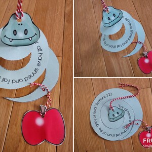 Adam and Eve Craft for Sunday School Printable, Garden of Eden Spiral ...