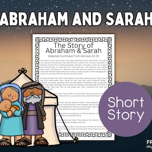 Abraham and Sarah Story Activity Sheets, Abraham and Sarah Crafts for ...
