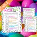 Easter Candy Dice Game Editable Easter Egg Gift Exchange Game Fun Party ...