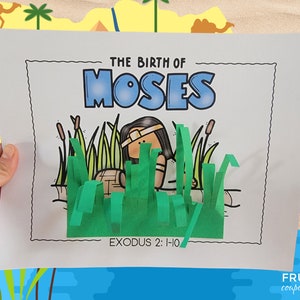 Baby Moses Craft for Kids | Birth of Moses Printable Activities for ...