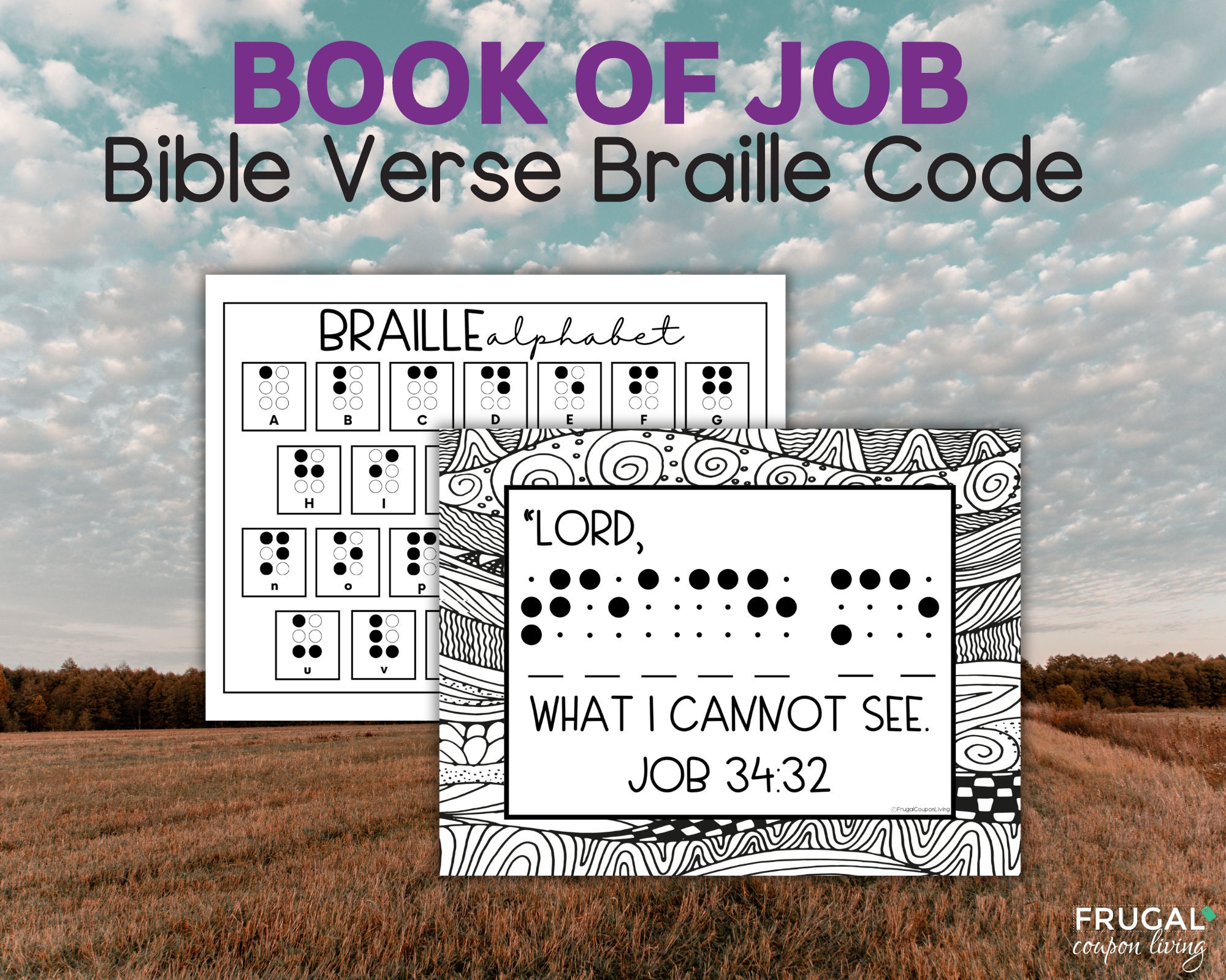 The Book of Job Craft Set Printable, Cute Bible Activities for Kids ...
