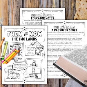 Christian Passover Craft for Kids, Easter Lamb of God and Jewish Pesach ...
