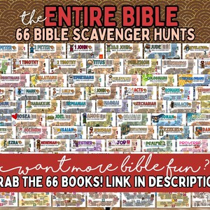 Esther Bible Scavenger Hunt, Book of Esther Bible Study, Queen Esther ...