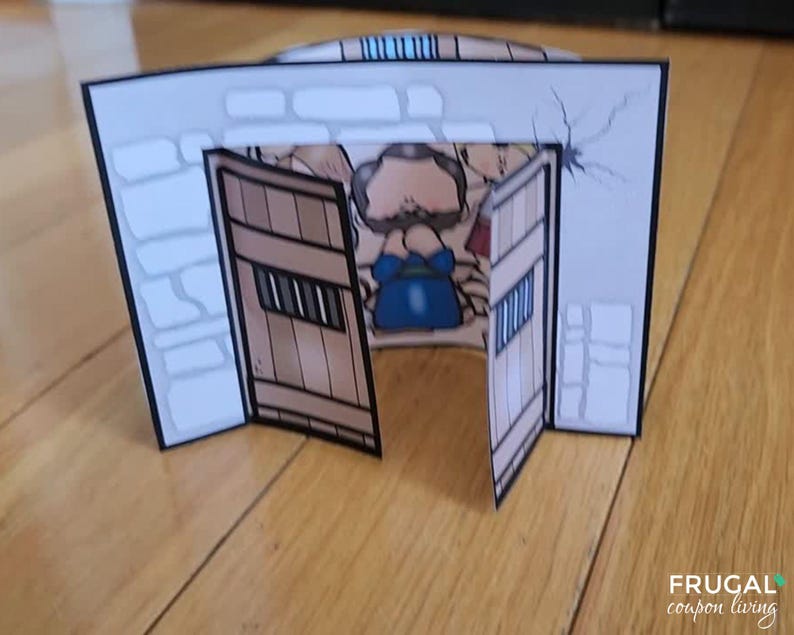 Paul and Silas in Prison Craft for Kids, Paul the Apostle Bible Craft ...