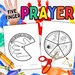 5 Finger Prayer Coloring Wheel Printable, 5 Finger Prayer Method ...