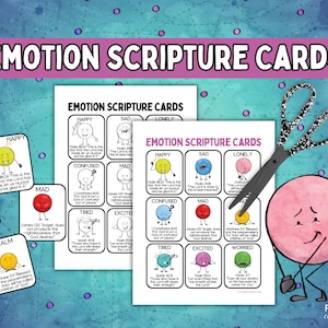 Biblical Emotions Wheel-printable, Mindfulness With Christ Feelings ...