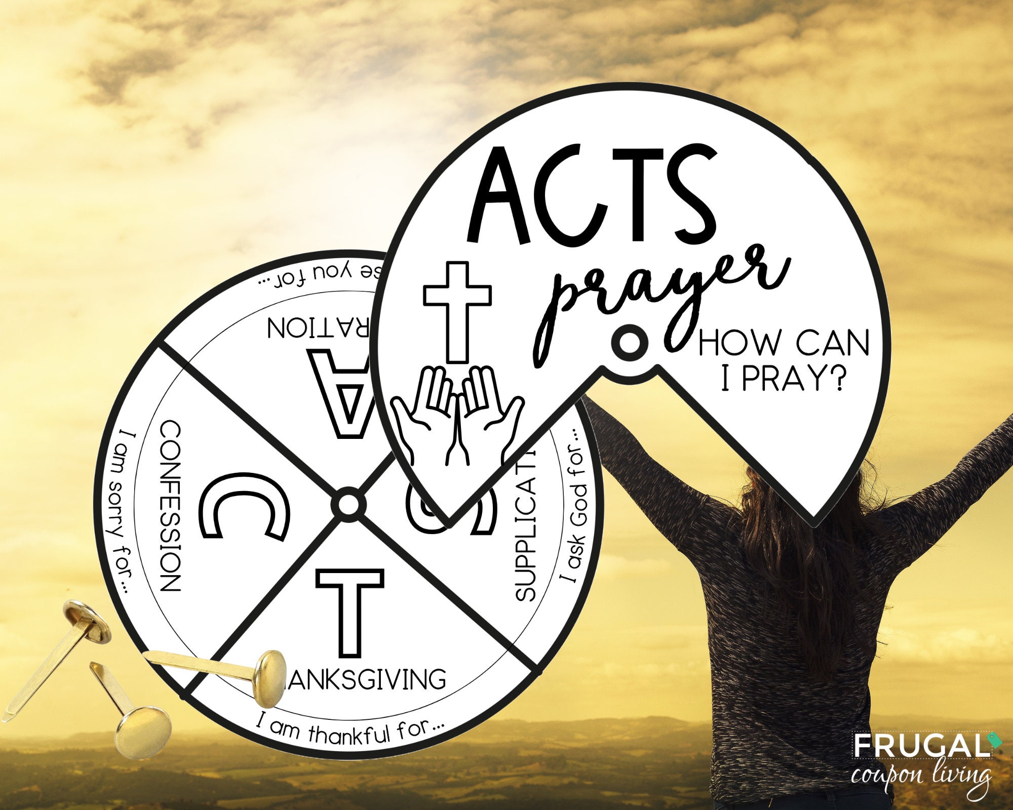 Acts Model Prayer Coloring Wheel & Worksheet, Teaching Acts Prayer ...