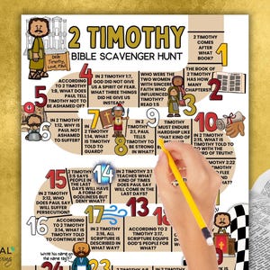 Paul's Letters Bible Scavenger Hunts Romans, Corinthians, Galatians ...