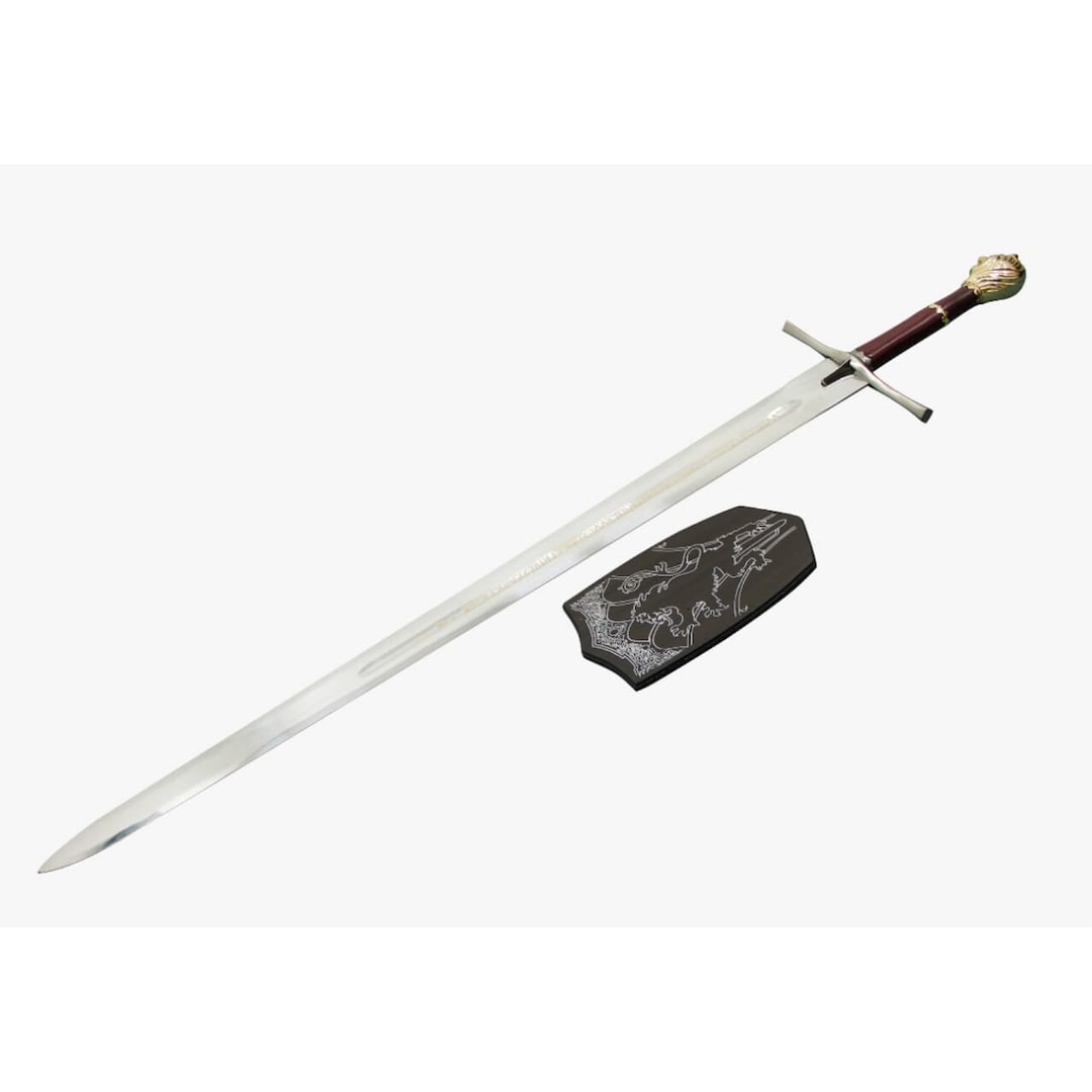 Narnia Prince Sword Rhindon Sword Replica With Plaque gold - Etsy